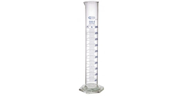 Γυάλινος Ογκομετρικός Σωλήνας 500ml